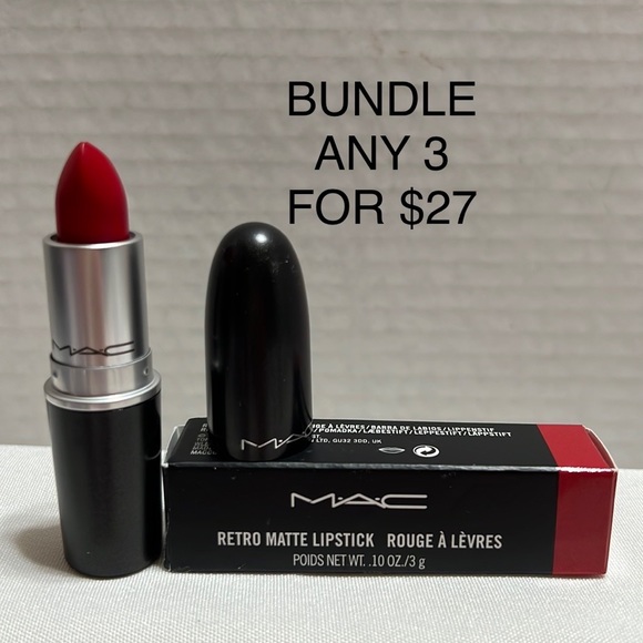 MAC Cosmetics | Makeup | New Mac Ruby Woo Retro Matte 77 Lipstick Full ...